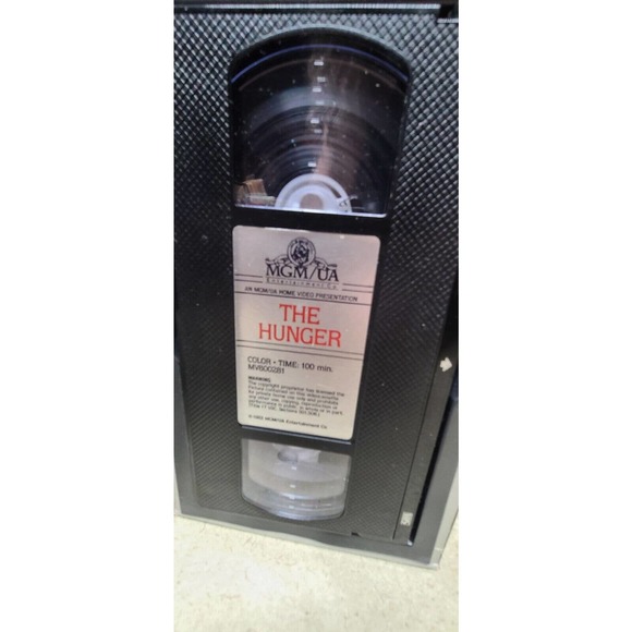 other | Media | The Hunger Vhs Big Box 983 Rare Vintage Cult Classic ...
